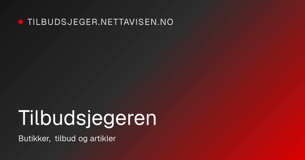 Beste tilbud fra XXL - Nettavisen Tilbudsjegeren